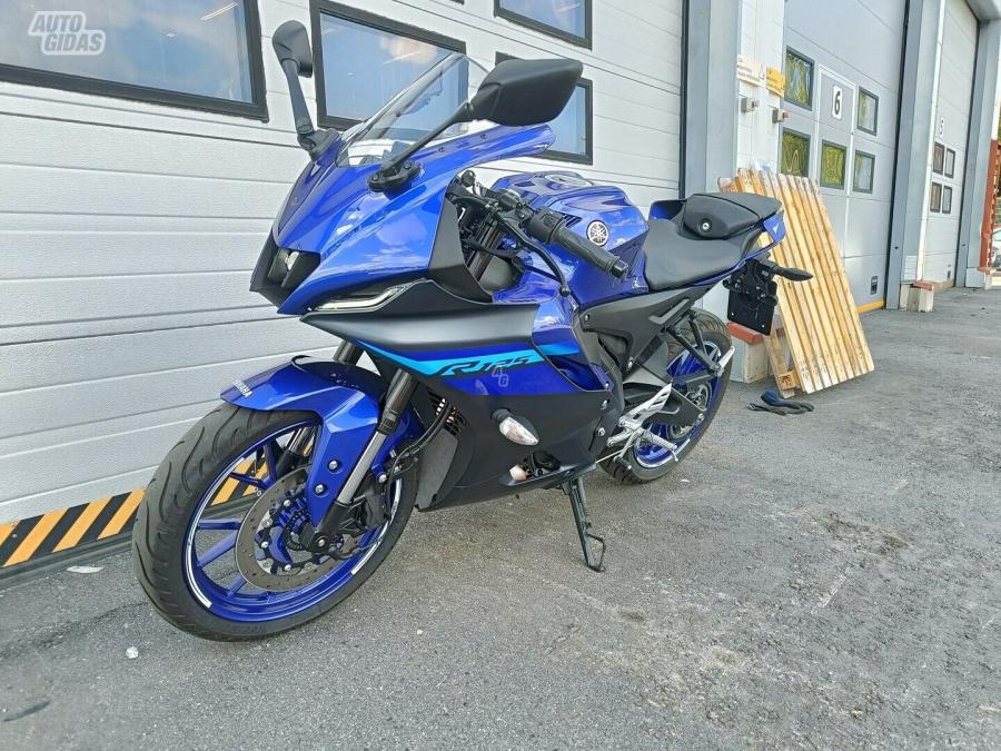 Blue Yamaha R 125 2024 in Klaipeda, with an engine capacity of 0.13 L and mileage of 6 thousand km for 4900 €, photo 5 on AUTOMOTO.COM.LV