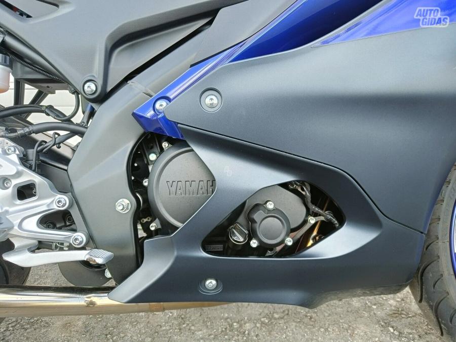 Blue Yamaha R 125 2024 in Klaipeda, with an engine capacity of 0.13 L and mileage of 6 thousand km for 4900 €, photo 11 on AUTOMOTO.COM.LV