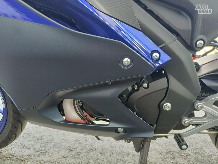 Blue Yamaha R 125 2024 in Klaipeda, with an engine capacity of 0.13 L and mileage of 6 thousand km for 4900 €, photo 12 on AUTOMOTO.COM.LV
