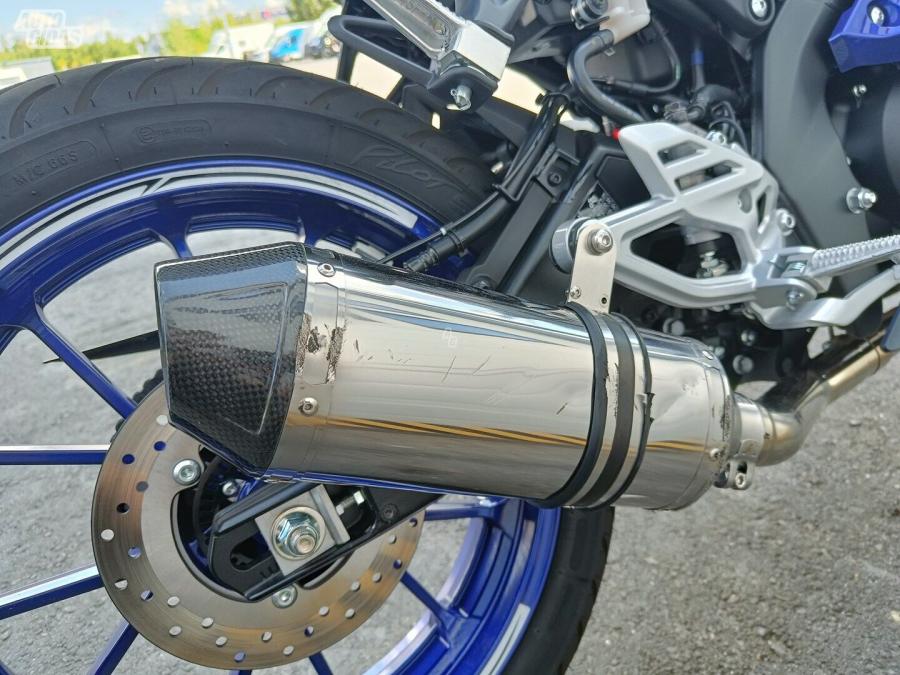 Blue Yamaha R 125 2024 in Klaipeda, with an engine capacity of 0.13 L and mileage of 6 thousand km for 4900 €, photo 17 on AUTOMOTO.COM.LV