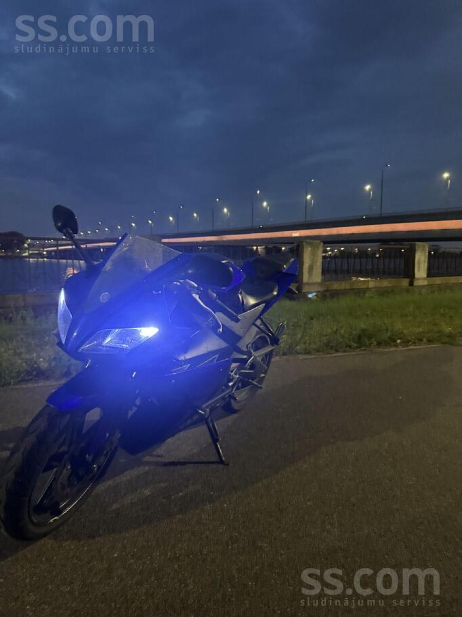 Yamaha R 125 2008 in Riga, with an engine capacity of 0.13 L and mileage of 0 thousand km for 1650 €, photo 1 on AUTOMOTO.COM.LV