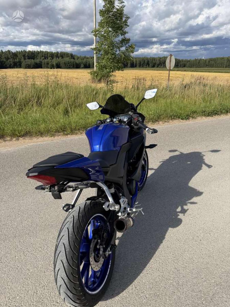 Yamaha R 125 2022 Mažeikiai, ar dzinēja tilpumu 0.13 L un nobraukumu 9 tūkst. km par 4200 €, foto 12 vietnē AUTOMOTO.COM.LV