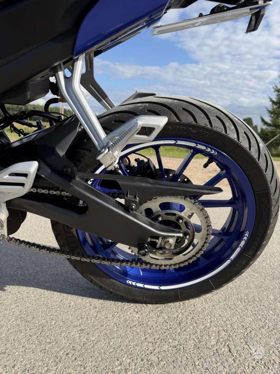 Yamaha R 125 2022 Mažeikiai, ar dzinēja tilpumu 0.13 L un nobraukumu 9 tūkst. km par 4200 €, foto 14 vietnē AUTOMOTO.COM.LV