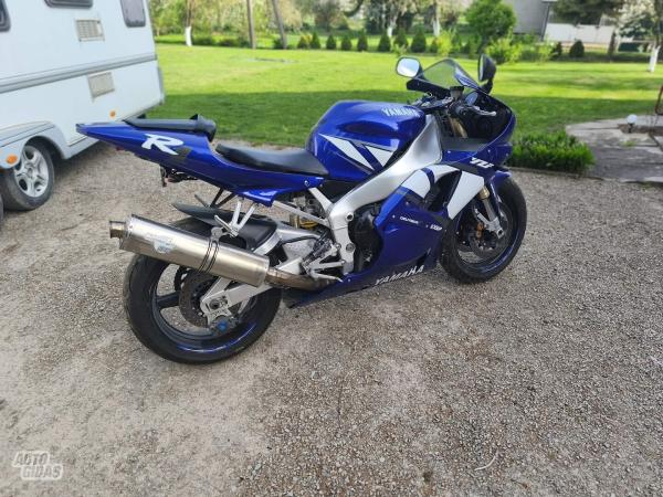 Zils Yamaha R1 2001 Pasvalys, ar dzinēja tilpumu 1.00 L un nobraukumu 0 tūkst. km par 2450 €, foto 2 vietnē AUTOMOTO.COM.LV