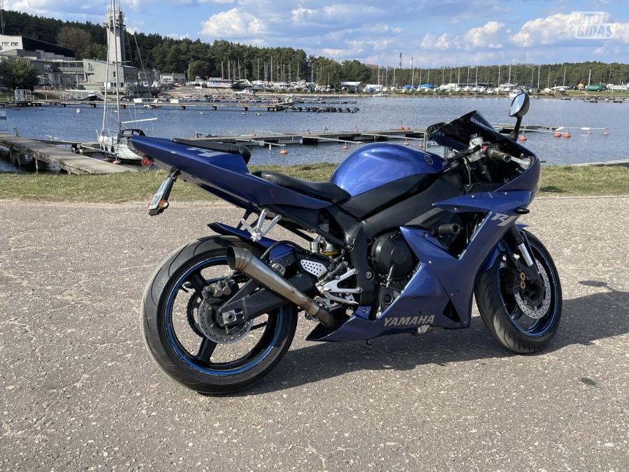 Zils Yamaha R1 2002 Kauņa, ar dzinēja tilpumu 1.00 L un nobraukumu 33 tūkst. km par 3399 €, foto 8 vietnē AUTOMOTO.COM.LV