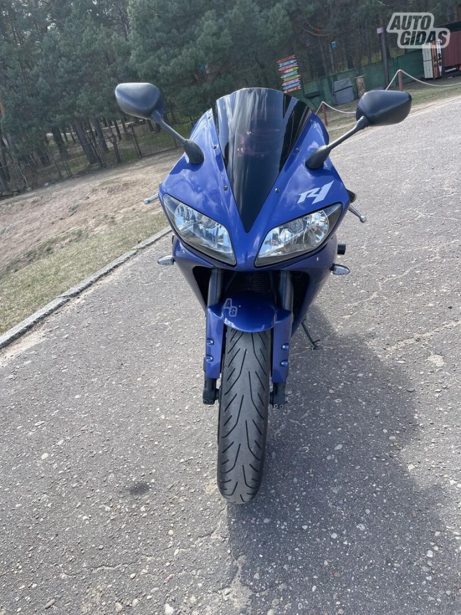Zils Yamaha R1 2002 Kauņa, ar dzinēja tilpumu 1.00 L un nobraukumu 33 tūkst. km par 3399 €, foto 13 vietnē AUTOMOTO.COM.LV