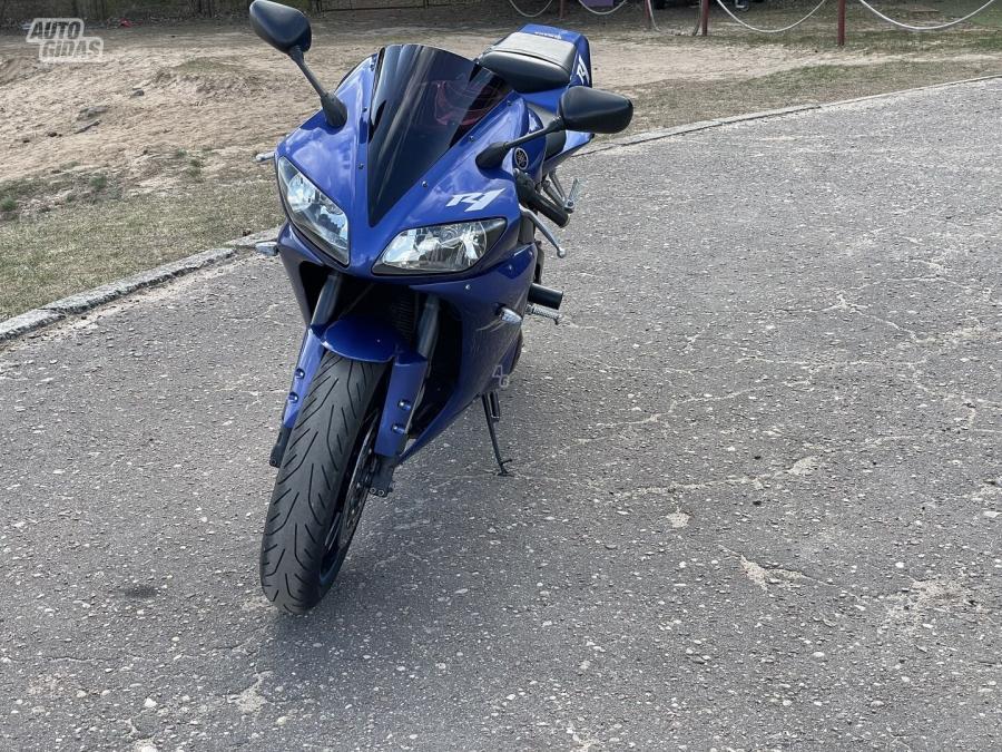Zils Yamaha R1 2002 Kauņa, ar dzinēja tilpumu 1.00 L un nobraukumu 33 tūkst. km par 3399 €, foto 18 vietnē AUTOMOTO.COM.LV
