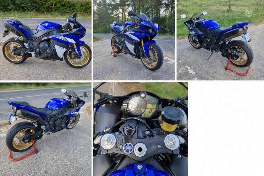 Blue Yamaha R1 2011 in Mazeikiai, with an engine capacity of 1.00 L and mileage of 36 thousand km for 7500 €, photo 6 on AUTOMOTO.COM.LV