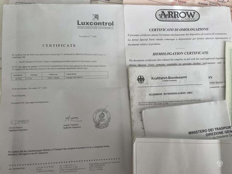 Серый Ямаха R1 2000 в Вильнюс, объемом двигателя 1.00 л и пробегом 33 тыс. км за 2890 €, фото 30 на AUTOMOTO.COM.LV