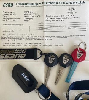 Yamaha R1 2007 Rīga, ar dzinēja tilpumu 1.00 L un nobraukumu 0 tūkst. km par 5100 €, foto 7 vietnē AUTOMOTO.COM.LV
