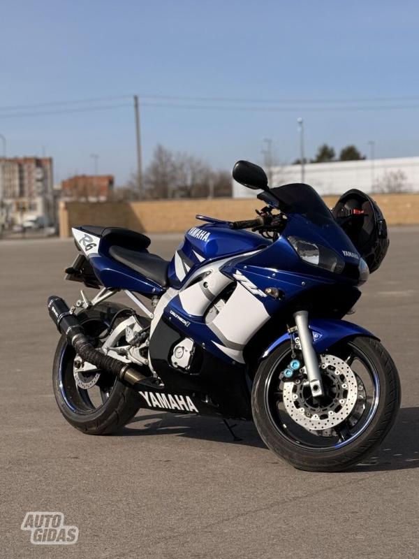 Zils Yamaha R6 2002 Mažeikiai, ar dzinēja tilpumu 0.60 L un nobraukumu 29 tūkst. km par 2900 €, foto 4 vietnē AUTOMOTO.COM.LV