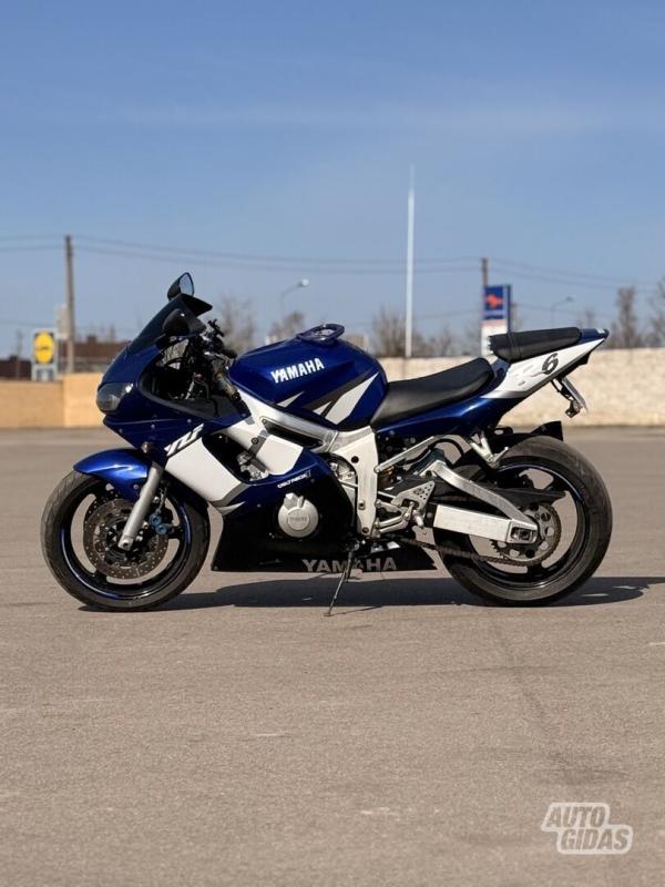 Zils Yamaha R6 2002 Mažeikiai, ar dzinēja tilpumu 0.60 L un nobraukumu 29 tūkst. km par 2900 €, foto 5 vietnē AUTOMOTO.COM.LV
