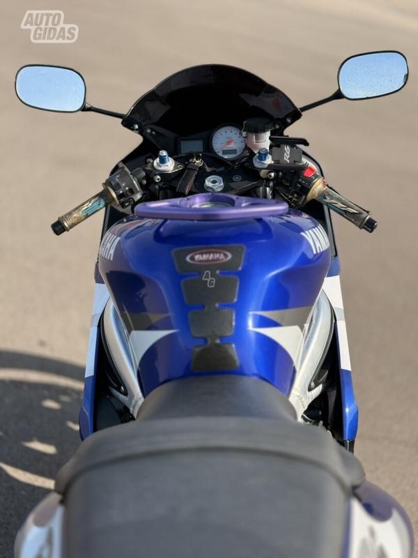 Zils Yamaha R6 2002 Mažeikiai, ar dzinēja tilpumu 0.60 L un nobraukumu 29 tūkst. km par 2900 €, foto 7 vietnē AUTOMOTO.COM.LV