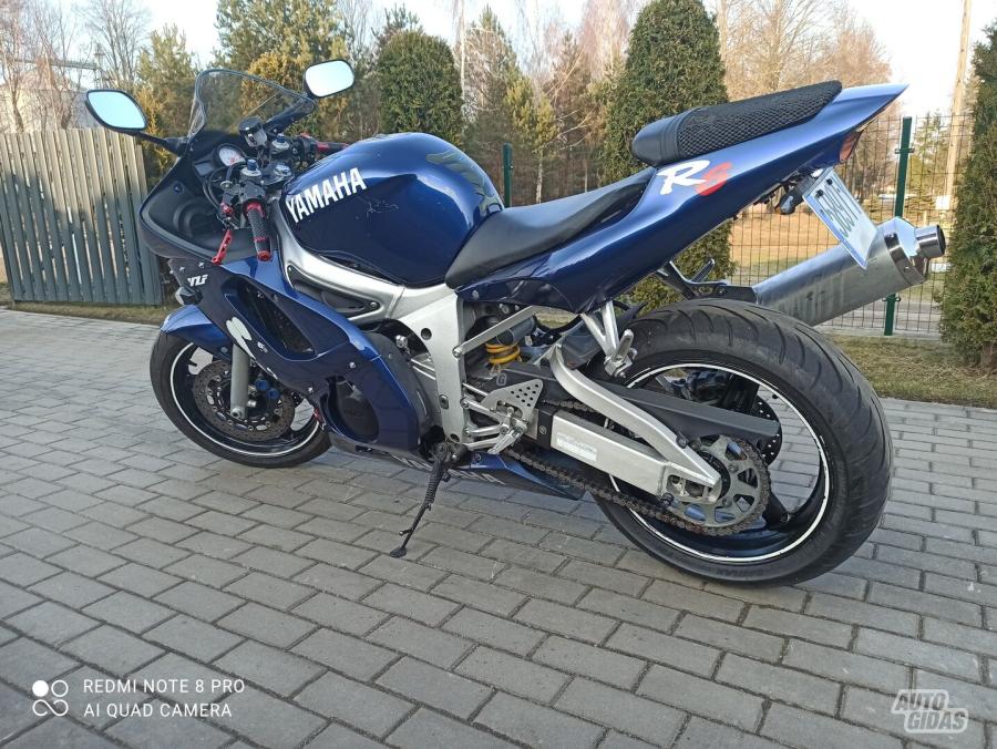 Синий Ямаха R6 2003 в Юрбаркас, объемом двигателя 0.60 л и пробегом 0 тыс. км за 2200 €, фото 3 на AUTOMOTO.COM.LV