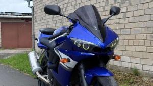 Blue Yamaha R6 2003 in Klaipeda, with an engine capacity of 0.60 L and mileage of 28 thousand km for 3500 €, photo 5 on AUTOMOTO.COM.LV