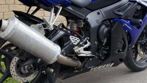 Blue Yamaha R6 2003 in Klaipeda, with an engine capacity of 0.60 L and mileage of 28 thousand km for 3500 €, photo 8 on AUTOMOTO.COM.LV