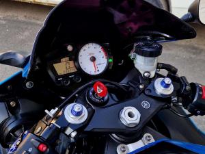 Blue Yamaha R6 2003 in Vilnius, with an engine capacity of 0.60 L and mileage of 33 thousand km for 3650 €, photo 17 on AUTOMOTO.COM.LV