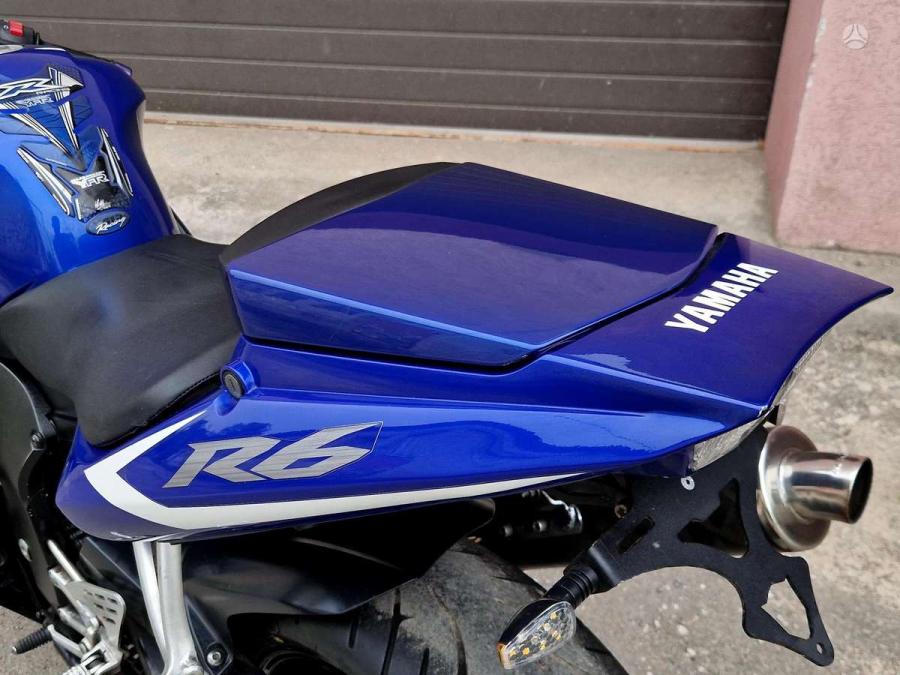 Синий Ямаха R6 2003 в Вильнюс, объемом двигателя 0.60 л и пробегом 40 тыс. км за 3650 €, фото 11 на AUTOMOTO.COM.LV