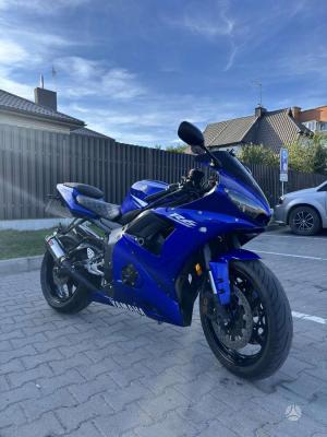 Blue Yamaha R6 2005 in Kretinga, with an engine capacity of 0.60 L and mileage of 36 thousand km for 3750 €, photo  on AUTOMOTO.COM.LV