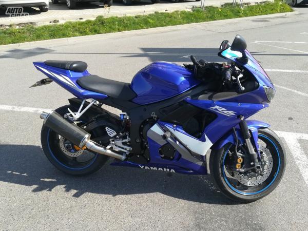 Zils Yamaha R6 2006 Viļņa, ar dzinēja tilpumu 0.60 L un nobraukumu 32 tūkst. km par 2850 €, foto 3 vietnē AUTOMOTO.COM.LV