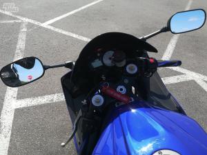 Blue Yamaha R6 2006 in Vilnius, with an engine capacity of 0.60 L and mileage of 32 thousand km for 2850 €, photo 7 on AUTOMOTO.COM.LV