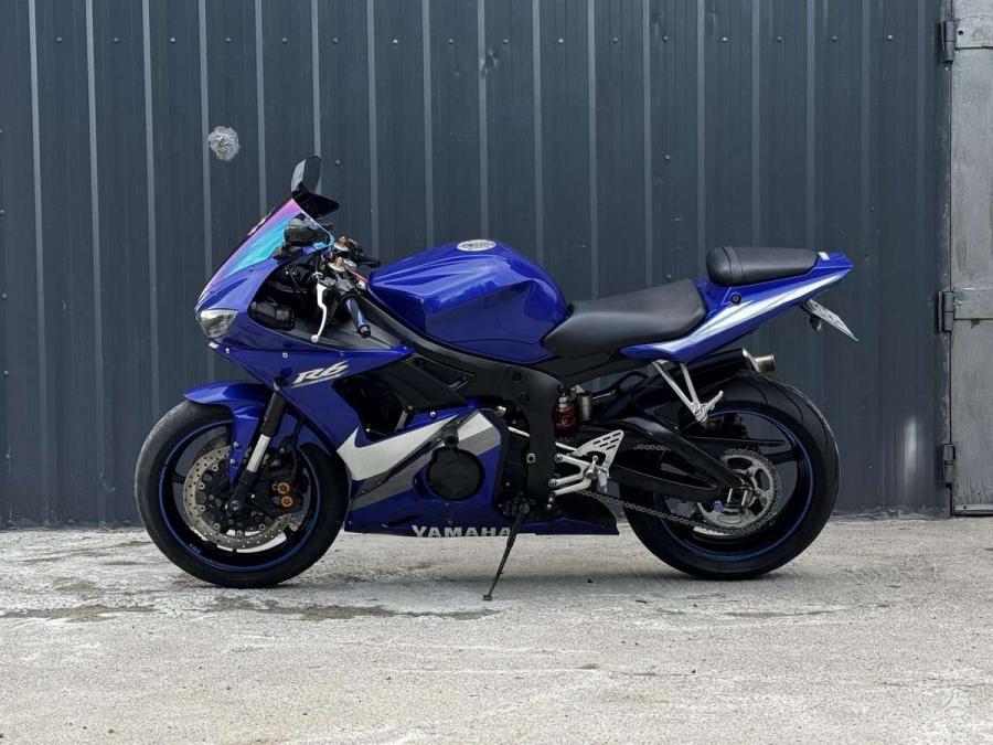 Синий Ямаха R6 2006 в Клайпеда, объемом двигателя 0.60 л и пробегом 32 тыс. км за 3400 €, фото 5 на AUTOMOTO.COM.LV