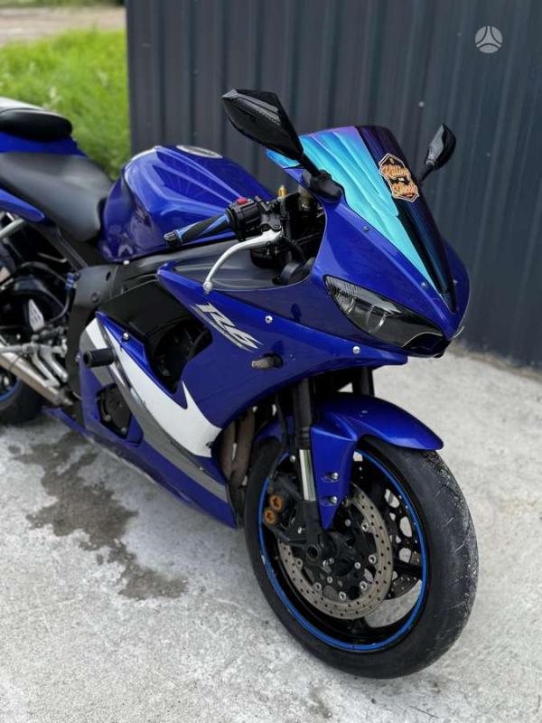 Blue Yamaha R6 2006 in Klaipeda, with an engine capacity of 0.60 L and mileage of 32 thousand km for 3400 €, photo 6 on AUTOMOTO.COM.LV