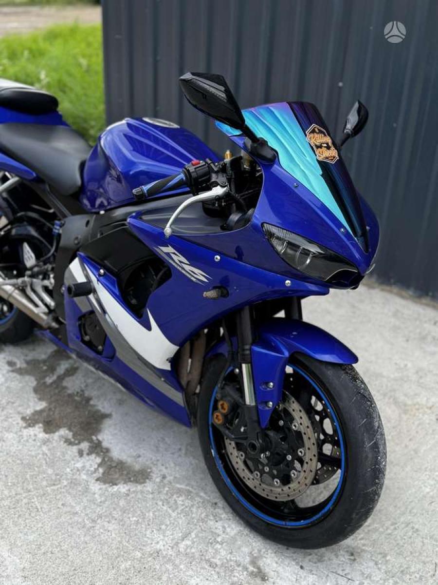 Синий Ямаха R6 2006 в Клайпеда, объемом двигателя 0.60 л и пробегом 32 тыс. км за 3400 €, фото 7 на AUTOMOTO.COM.LV