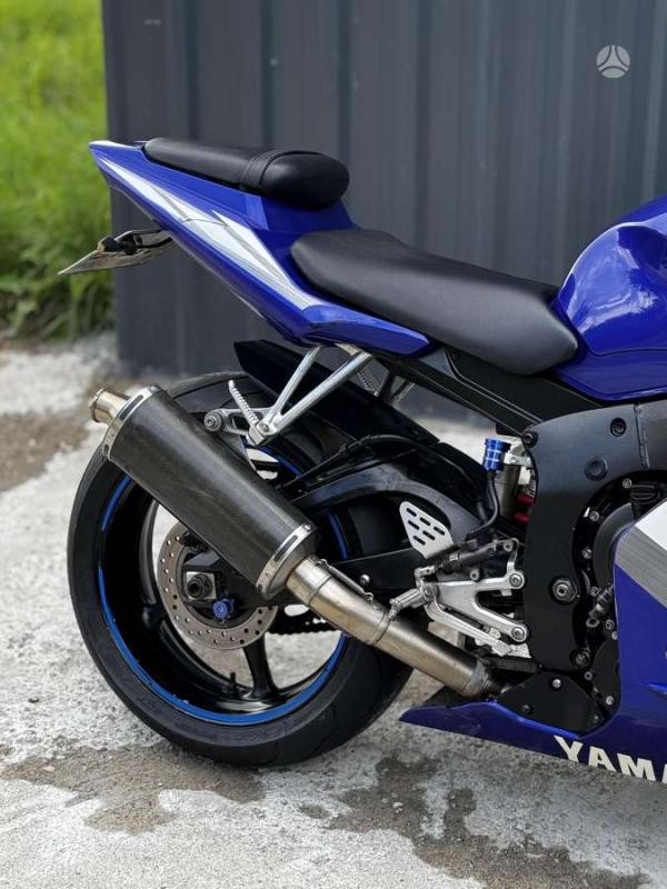Blue Yamaha R6 2006 in Klaipeda, with an engine capacity of 0.60 L and mileage of 32 thousand km for 3400 €, photo 7 on AUTOMOTO.COM.LV