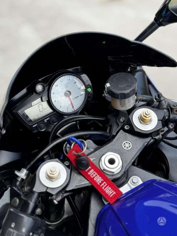 Blue Yamaha R6 2006 in Klaipeda, with an engine capacity of 0.60 L and mileage of 32 thousand km for 3400 €, photo 9 on AUTOMOTO.COM.LV