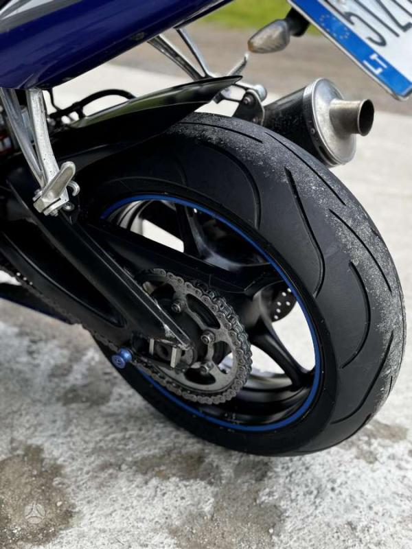 Blue Yamaha R6 2006 in Klaipeda, with an engine capacity of 0.60 L and mileage of 32 thousand km for 3400 €, photo 10 on AUTOMOTO.COM.LV