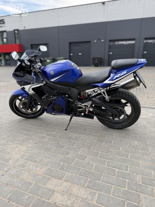 Blue Yamaha R6 2007 in Vilnius, with an engine capacity of 0.00 L and mileage of 50 thousand km for 3350 €, photo 2 on AUTOMOTO.COM.LV