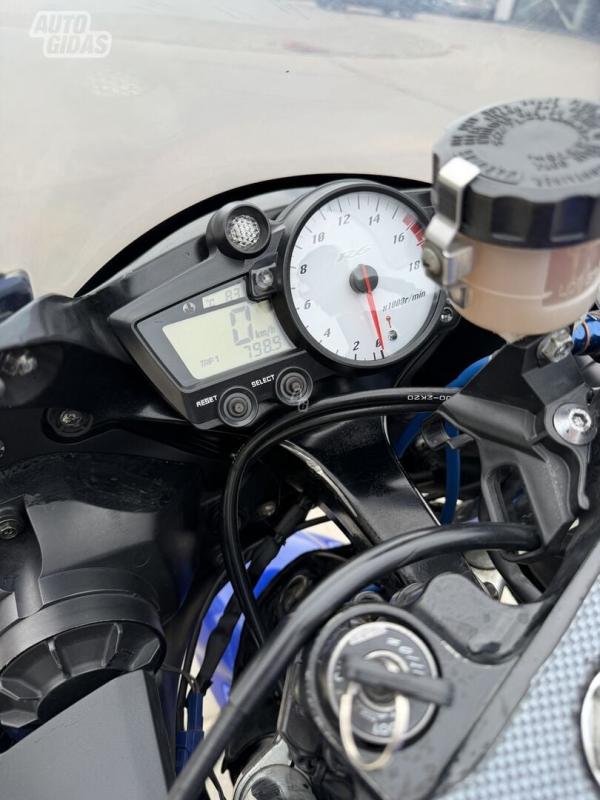 Blue Yamaha R6 2007 in Vilnius, with an engine capacity of 0.00 L and mileage of 50 thousand km for 3350 €, photo 6 on AUTOMOTO.COM.LV