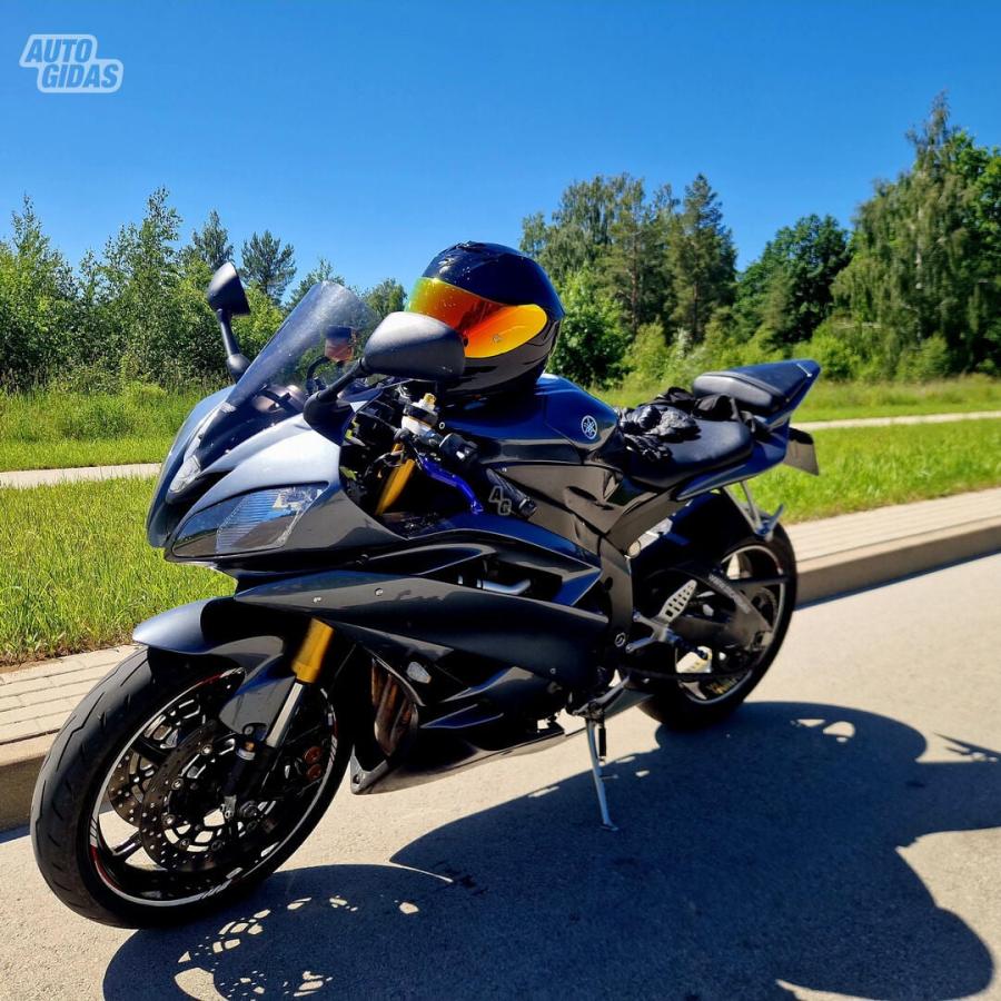 Grey Yamaha R6 2007 in Radviliskis, with an engine capacity of 0.60 L and mileage of 70 thousand km for 4200 €, photo 7 on AUTOMOTO.COM.LV