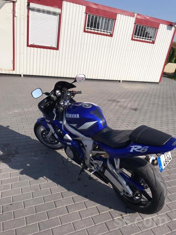 Yamaha R6 1999 in Gulbene, with an engine capacity of 0.60 L and mileage of 0 thousand km for 1999 €, photo 3 on AUTOMOTO.COM.LV