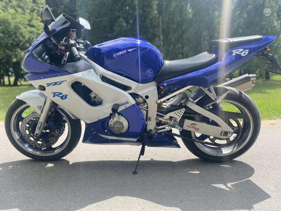 Ямаха R6 1999 в Мариямполе, объемом двигателя 0.60 л и пробегом 35 тыс. км за 1750 €, фото 4 на AUTOMOTO.COM.LV