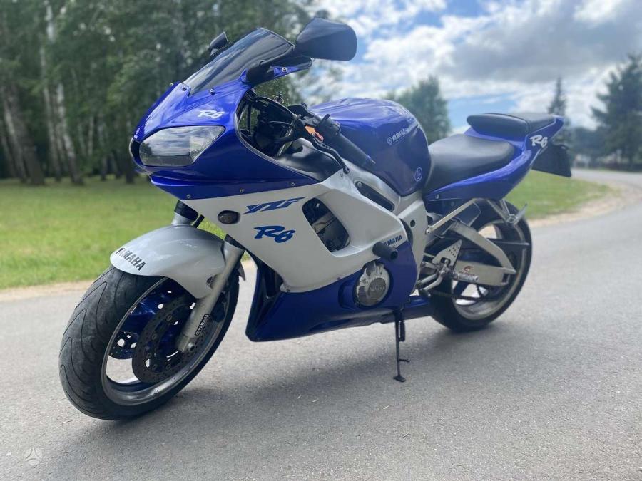 Ямаха R6 1999 в Мариямполе, объемом двигателя 0.60 л и пробегом 35 тыс. км за 1750 €, фото 13 на AUTOMOTO.COM.LV