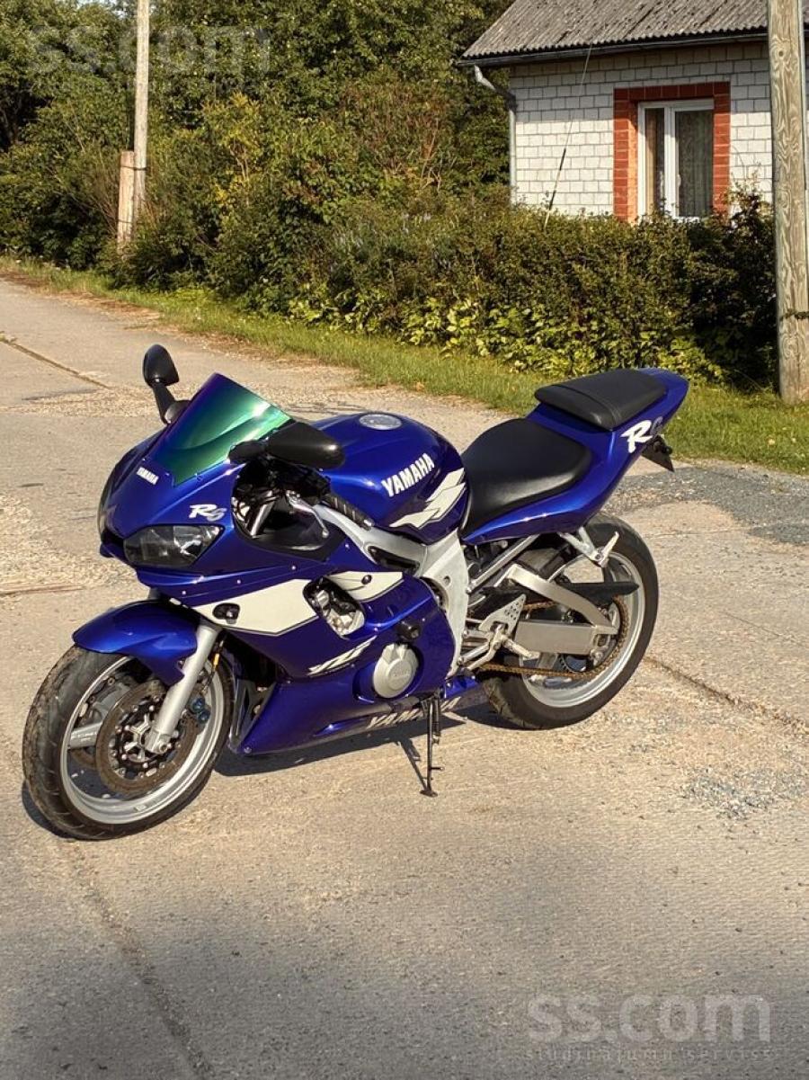 Yamaha R6 1999 in Kuldiga, with an engine capacity of 0.60 L and mileage of 0 thousand km for 3000 €, photo 1 on AUTOMOTO.COM.LV