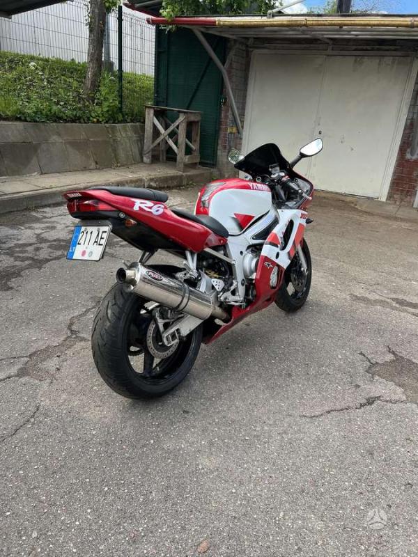 Yamaha R6 2000 in Klaipeda, with an engine capacity of 0.60 L and mileage of 26 thousand km for 2000 €, photo 4 on AUTOMOTO.COM.LV