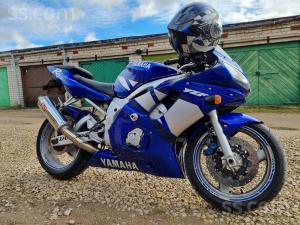 Yamaha R6 2000 Rīga, ar dzinēja tilpumu 0.60 L un nobraukumu 0 tūkst. km par 1500 €, foto  vietnē AUTOMOTO.COM.LV