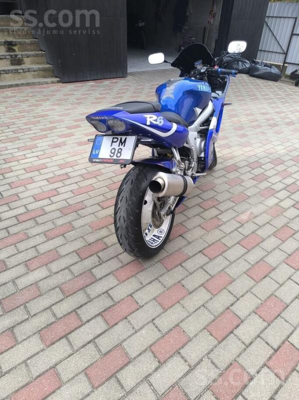 Yamaha R6 2000 Rēzekne, ar dzinēja tilpumu 0.60 L un nobraukumu 0 tūkst. km par 3100 €, foto 7 vietnē AUTOMOTO.COM.LV