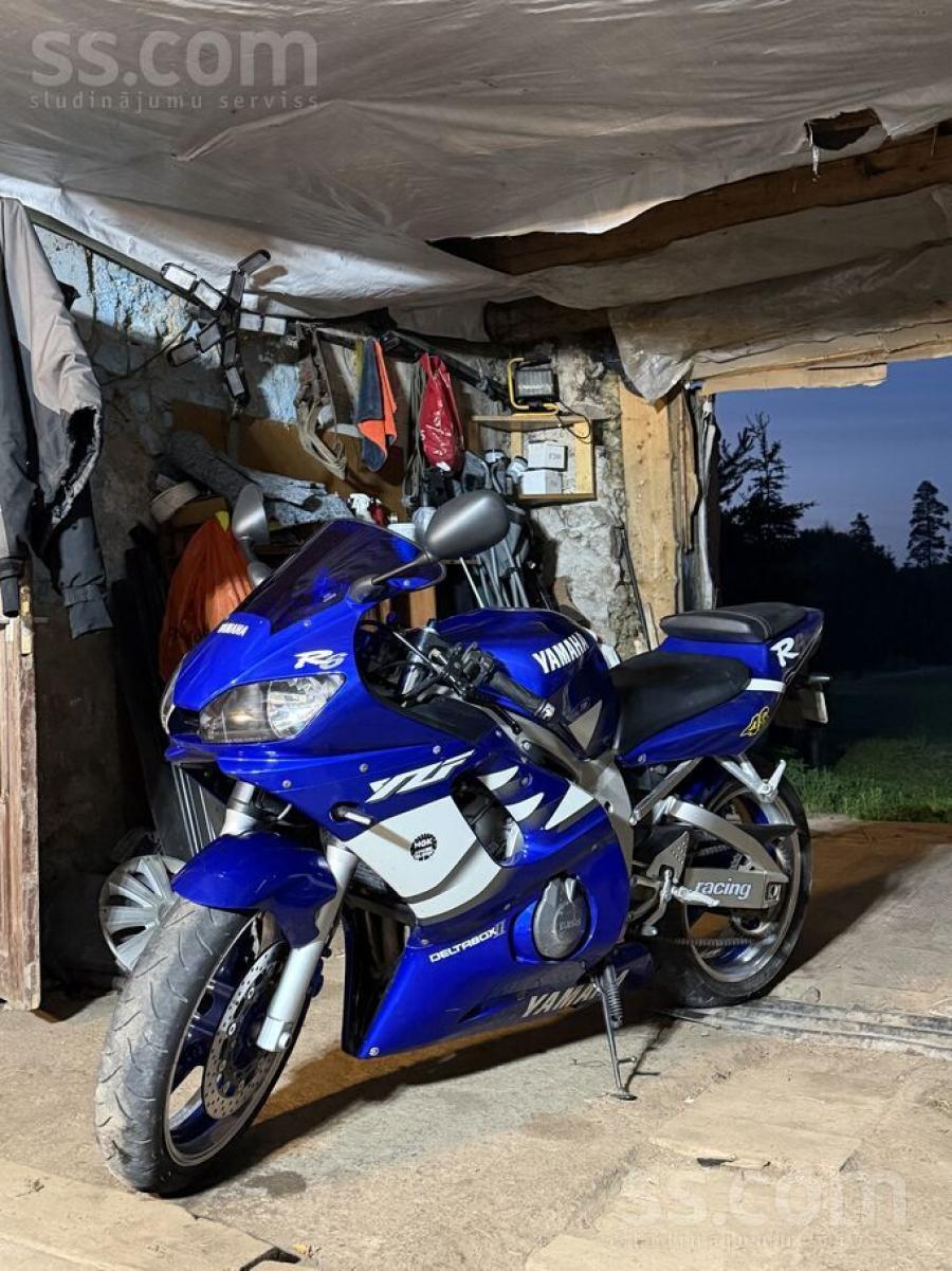 Ямаха R6 2001 в Талси, объемом двигателя 0.60 л и пробегом 0 тыс. км за 2400 €, фото 1 на AUTOMOTO.COM.LV