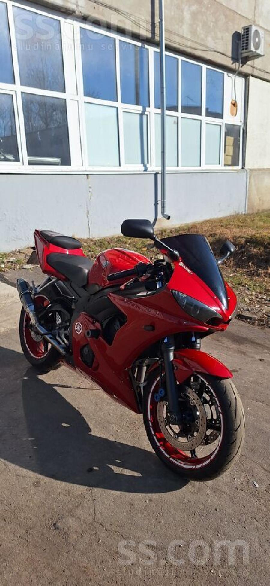 Yamaha R6 2003 Rīga, ar dzinēja tilpumu 0.60 L un nobraukumu 0 tūkst. km par 3650 €, foto 1 vietnē AUTOMOTO.COM.LV