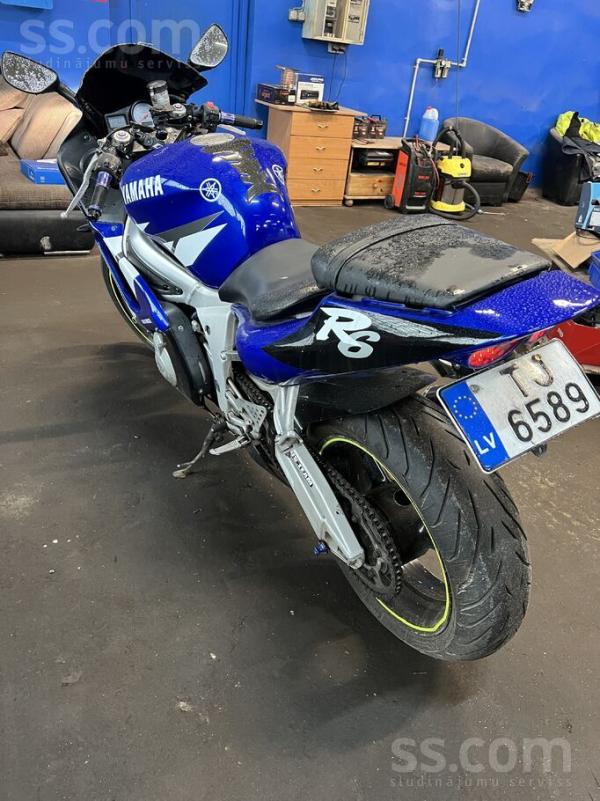 Yamaha R6 2003 Rīga, ar dzinēja tilpumu 0.60 L un nobraukumu 0 tūkst. km par 1800 €, foto 3 vietnē AUTOMOTO.COM.LV