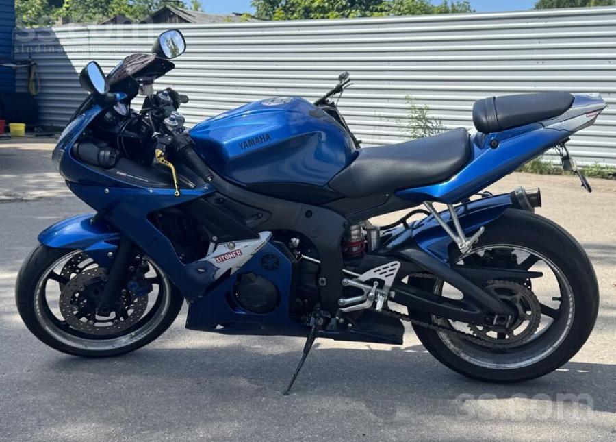 Yamaha R6 2003 Rīga, ar dzinēja tilpumu 0.60 L un nobraukumu 0 tūkst. km par 2250 €, foto 1 vietnē AUTOMOTO.COM.LV