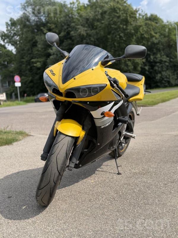 Yamaha R6 2003 in Riga, with an engine capacity of 0.60 L and mileage of 0 thousand km for 3020 €, photo 1 on AUTOMOTO.COM.LV
