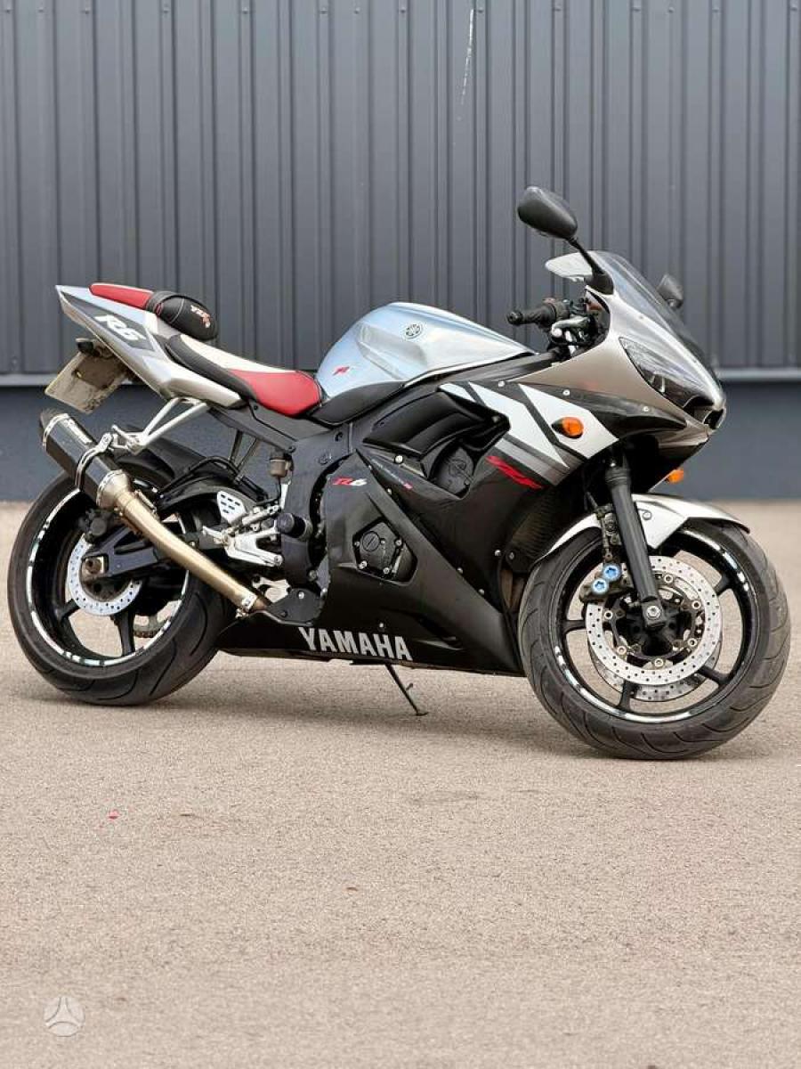 Yamaha R6 2004 Mažeikiai, ar dzinēja tilpumu 0.00 L un nobraukumu 48 tūkst. km par 2750 €, foto 1 vietnē AUTOMOTO.COM.LV