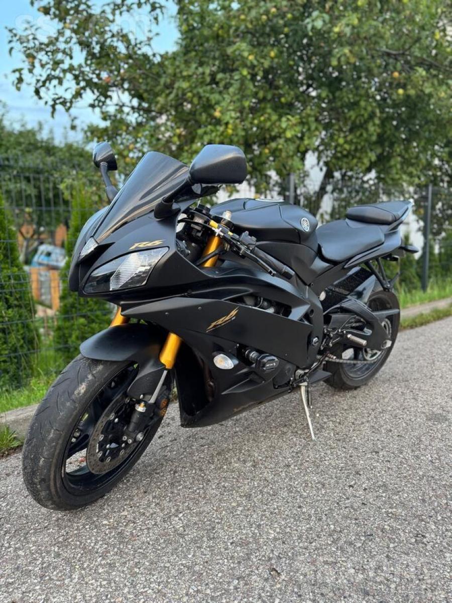 Yamaha R6 2007 in Cesis, with an engine capacity of 0.60 L and mileage of 0 thousand km for 4700 €, photo 8 on AUTOMOTO.COM.LV