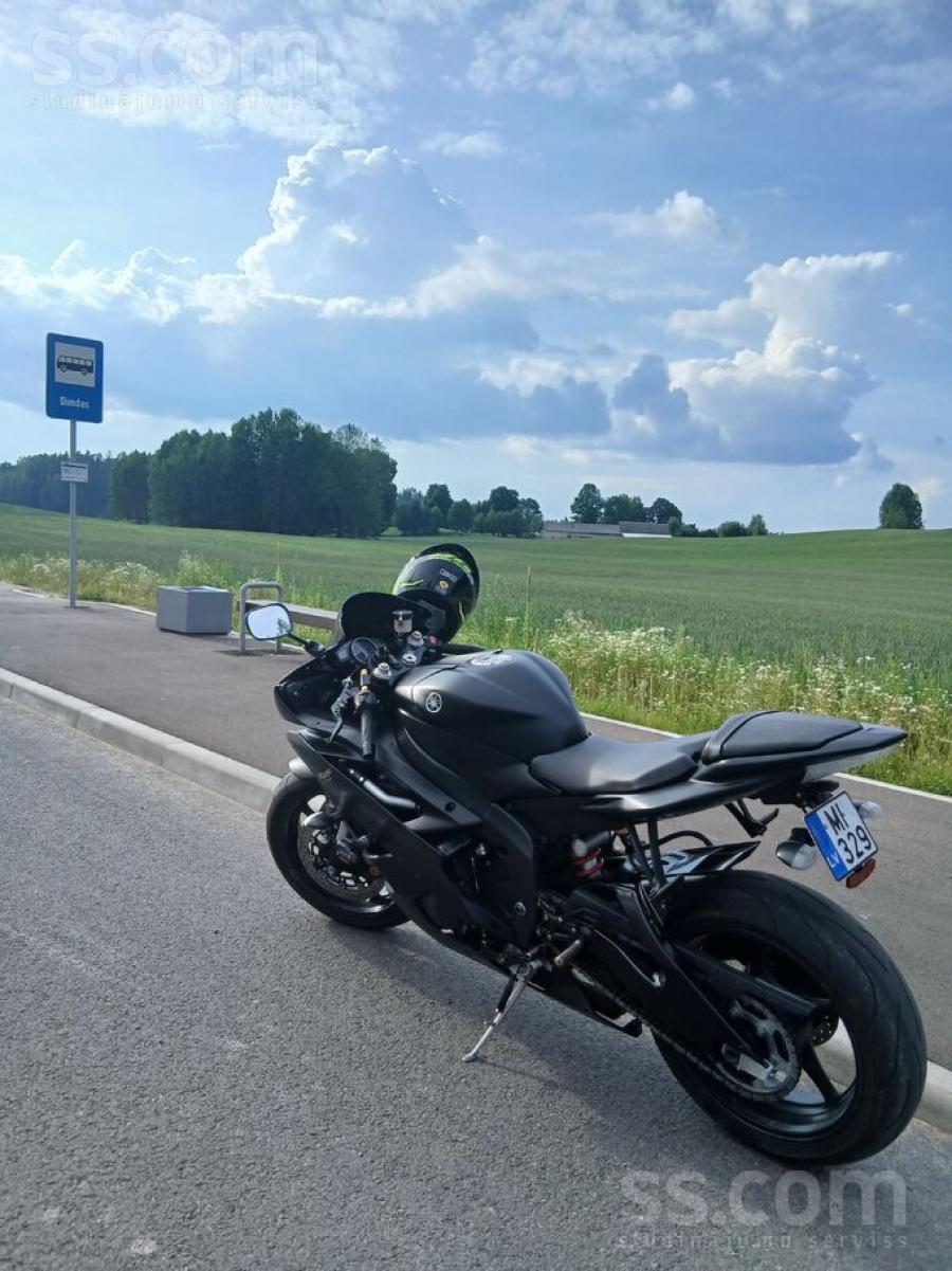 Yamaha R6 2007 in Cesis, with an engine capacity of 0.60 L and mileage of 0 thousand km for 4700 €, photo 11 on AUTOMOTO.COM.LV