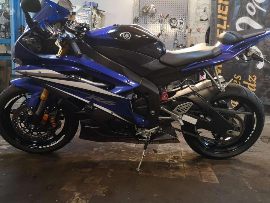 Yamaha R6 2007 in Riga, with an engine capacity of 0.60 L and mileage of 16 thousand km for 5100 €, photo 1 on AUTOMOTO.COM.LV